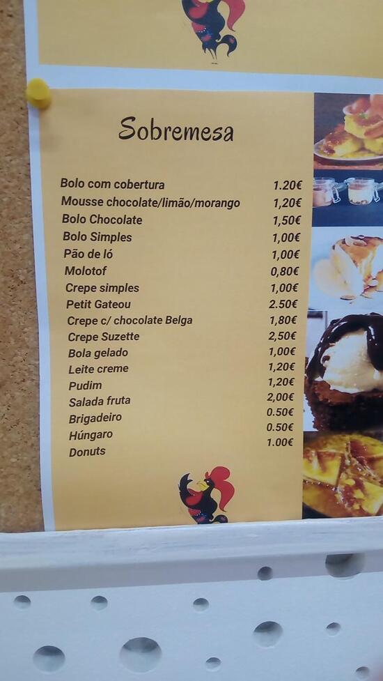 Menu at Las Tapas Loka restaurant, Barcelos