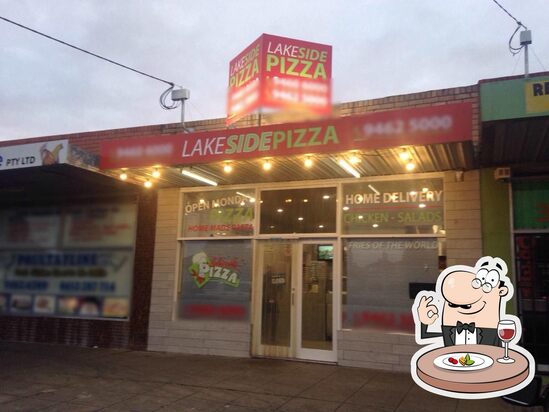 Menu at Lakeside Pizza restaurant, Reservoir, 29 Massey Ave