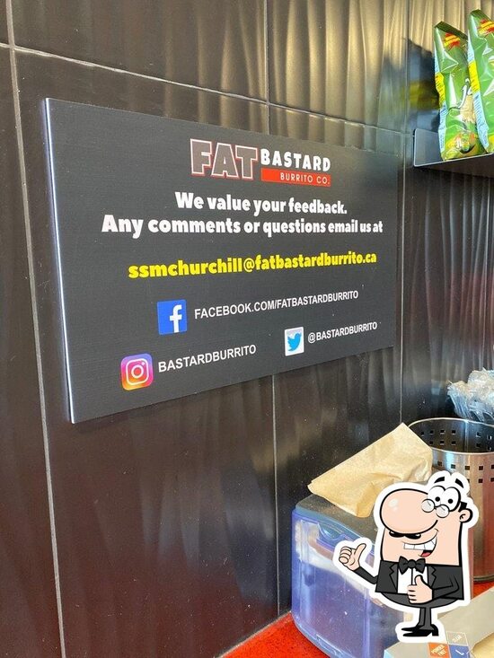 Menu at Fat Bastard Burrito Co. restaurant, Sault Ste. Marie