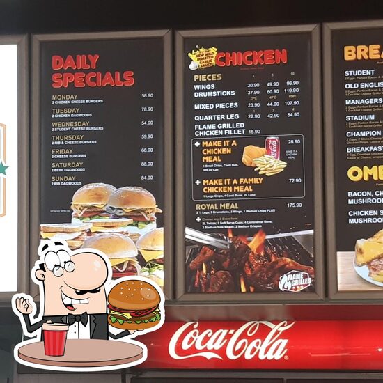 Stadium Fast Foods Curie Ave, Bloemfontein - Restaurant menu and reviews