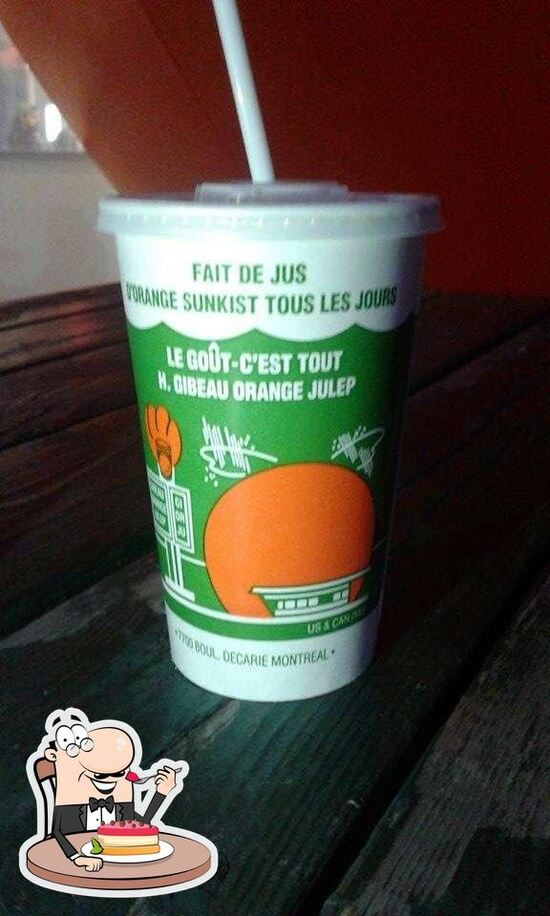 Menu at Gibeau Orange Julep 123 fast food, Montreal