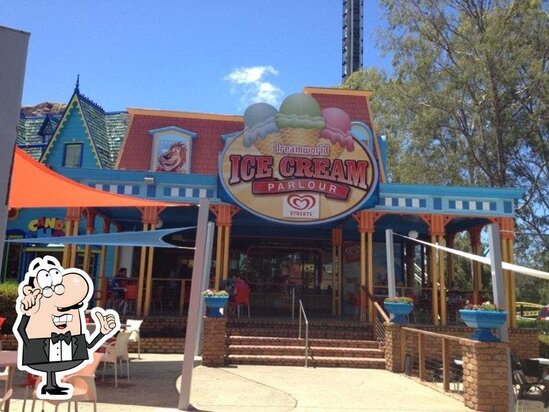 Carta de Dreamworld Ice Cream Parlour, Coomera