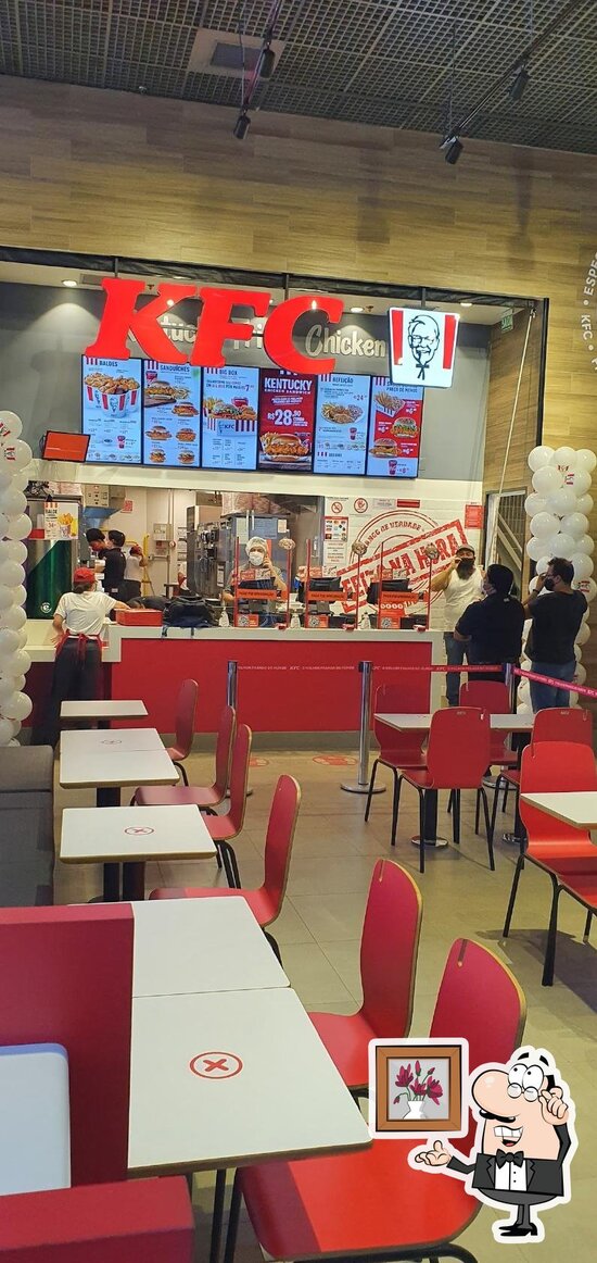 Menu em KFC restaurante, Brasília, Terminal