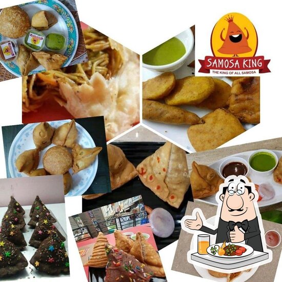 Menu at Samosa King, India
