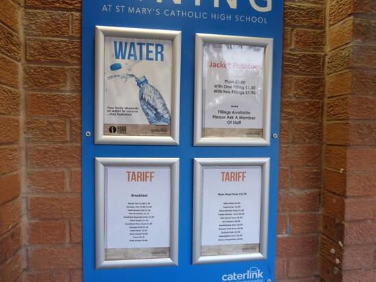 Menu at Caterlink Ltd. restaurant, Chesterfield