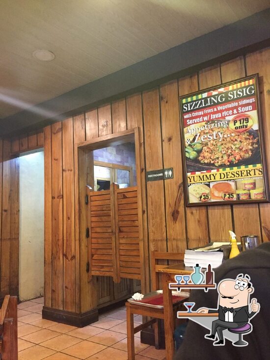 Menu at Sizzling Plate Carino restaurant, Baguio, 4 Carino St