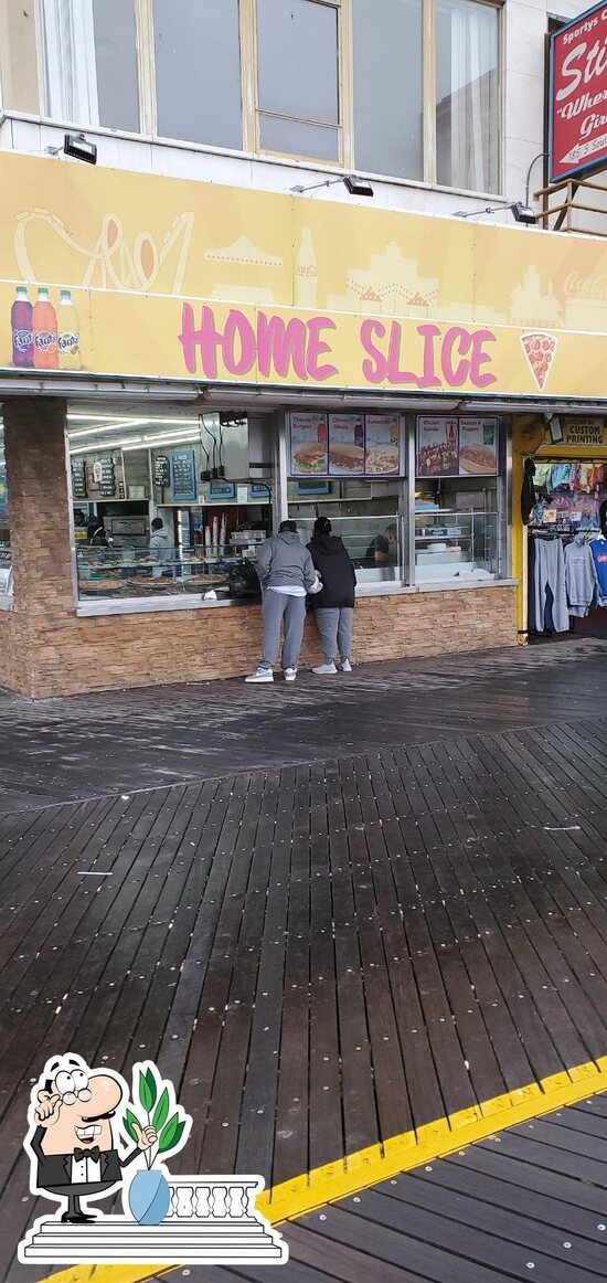 Menu at Home Slice restaurant, Atlantic City