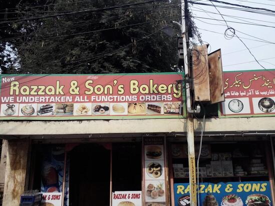 Menu at Razzak & Sons Bakery, Hyderabad