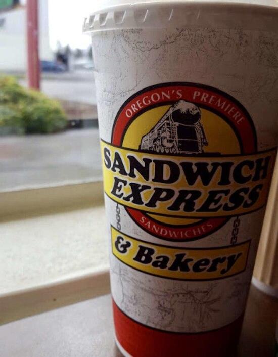 Menu at Sandwich Express fast food, McMinnville, 711 OR-99W