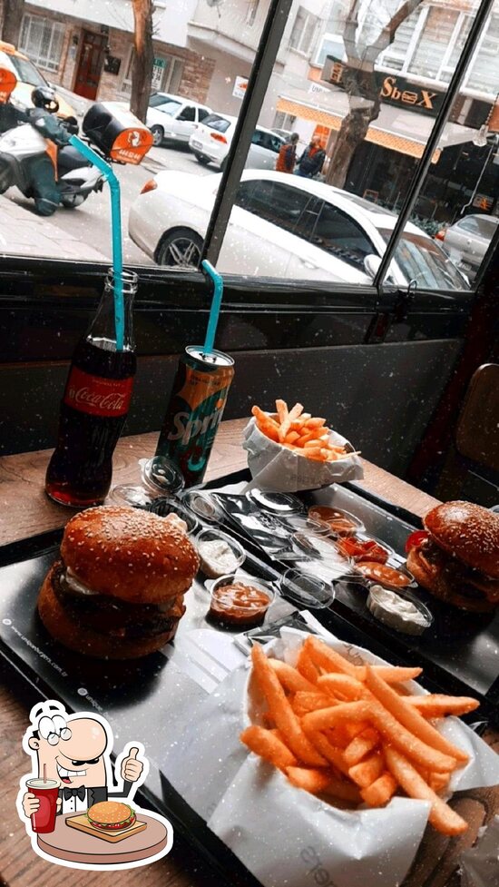 Menu at Unique Burgers, Ankara