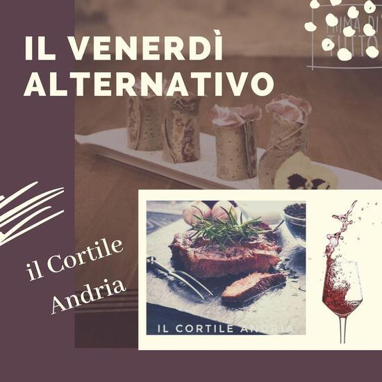 Menu at il cortile restaurant, Andria