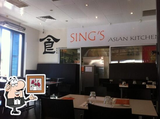 Menu at Sing's Asian Kitchen Rosalie fast food, Paddington