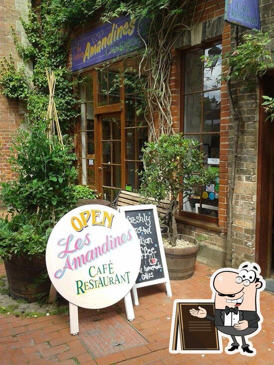 Menu at Amandines Cafe Restaurant, Diss