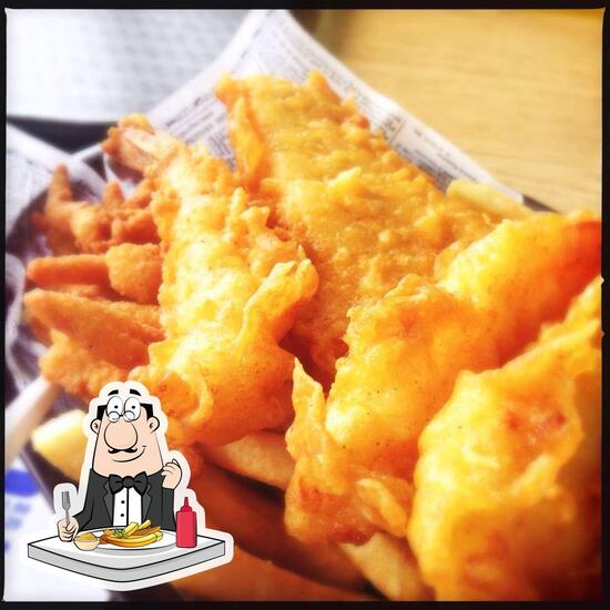Menu at Chef John's Fish & Chips restaurant, Lemon Grove, Broadway