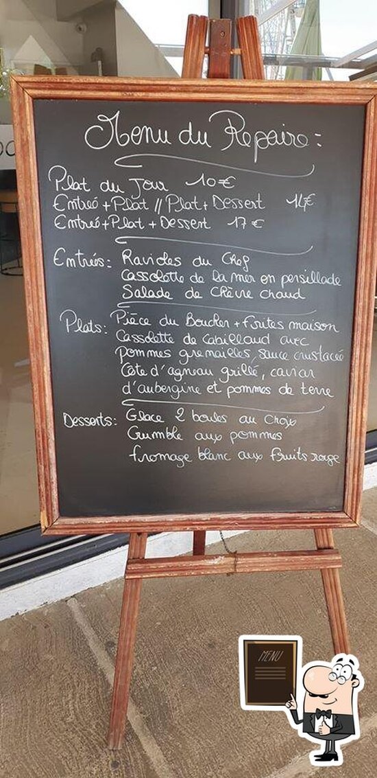 Menu au Le Repaire restaurant, La Grande-Motte