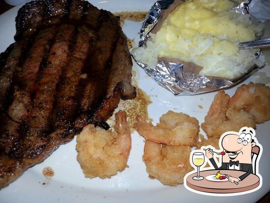Menu at Steve's Steak & Seafood steakhouse, Macon
