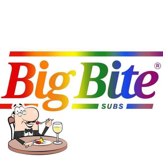 Carta de comida rápida Big Bite Sørlandssenteret, Kristiansand