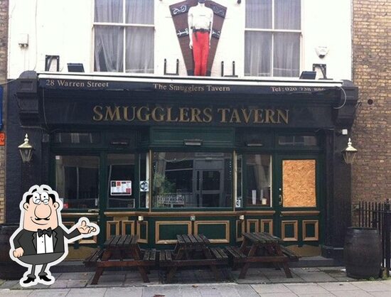 Menu at Smugglers Tavern pub & bar, London, 28 Warren St