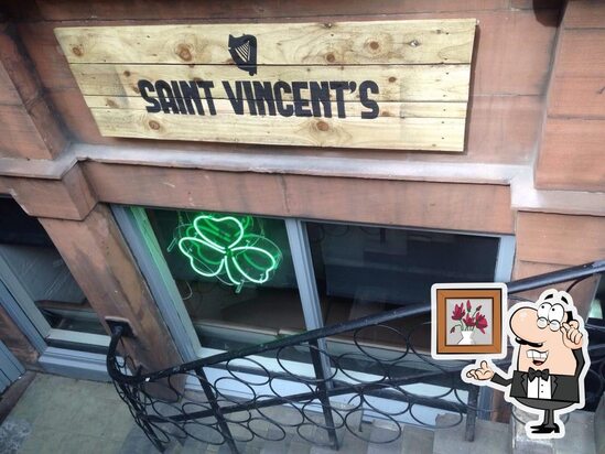 Carta de St. Vincent's Boston Irish Bar, Glasgow
