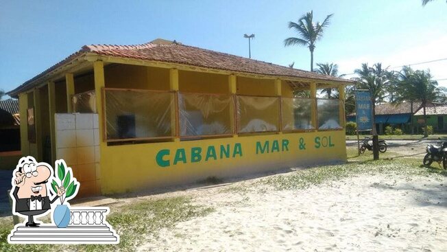 Menu em Barraca Sol e Mar, Brasil, praia coroa vermelha