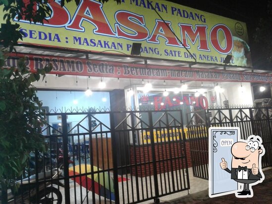 Menu at Rumah makan padang BASAMO restaurant, Yogyakarta