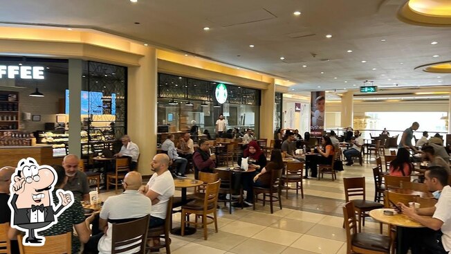 Menu at Starbucks, Cairo, City Stars