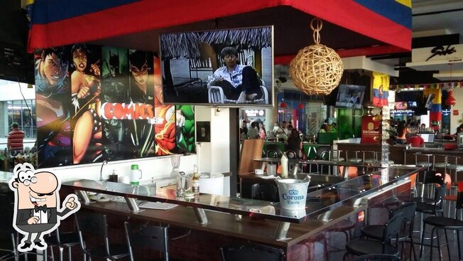 Menu at Comics Bar, Pereira