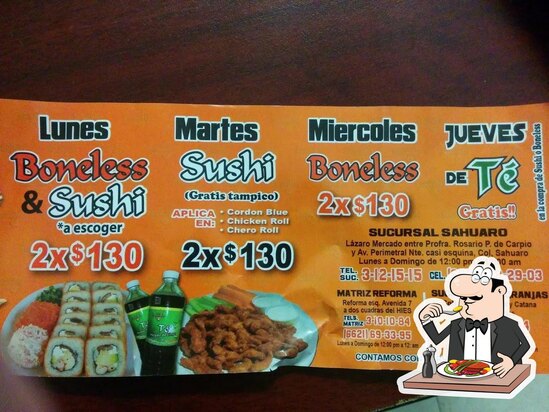 Sushi le, Hermosillo - Restaurant menu, prices and reviews
