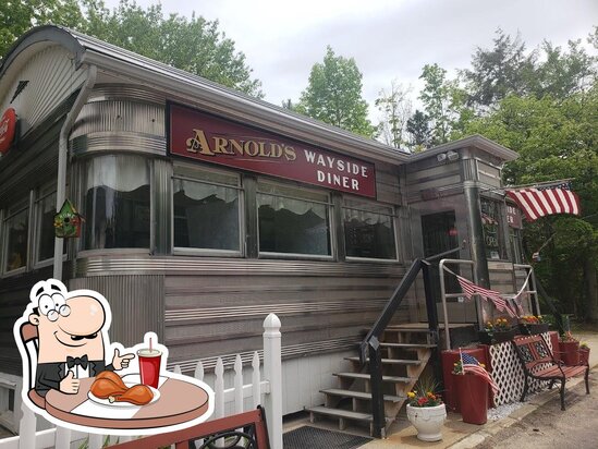 Menu at Arnold’s Wayside Diner restaurant, Lincoln