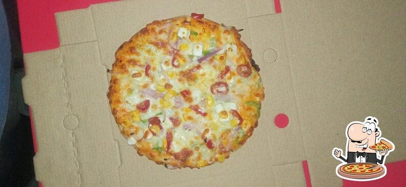 Menu at Pizza corner, Laksar