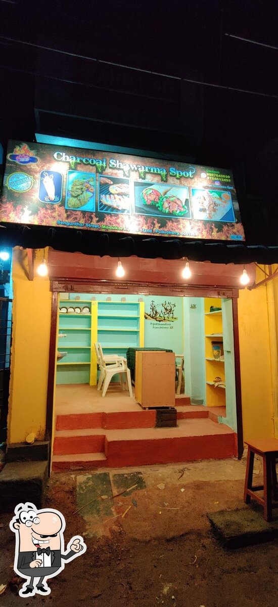 Menu at Charcoal Shawarma Spot, Madukarai