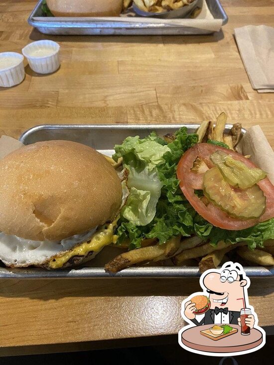 Menu at Tower Burger Co. restaurant, McAllen