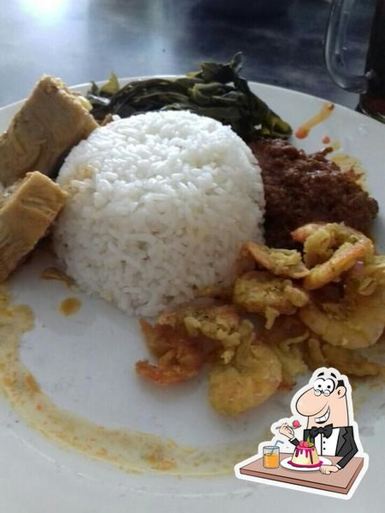Menu at RM Ampera restaurant, Banjarbaru