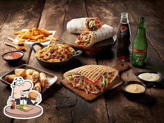 Menu at Doner Kebab fast food, Dubai, 90th Street