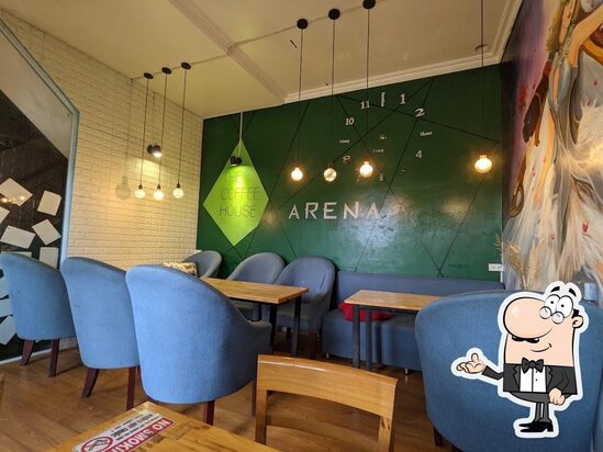 Menu at Arena Cafe, Hanoi