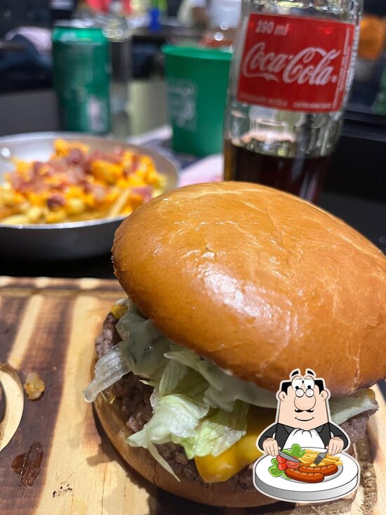 Menu at The Sneakers Burger restaurant, São Paulo