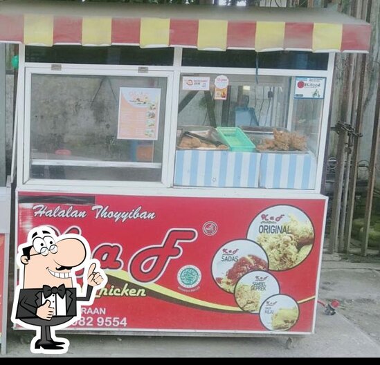 Menu at Kaf Fried Chicken restaurant, Grabagan
