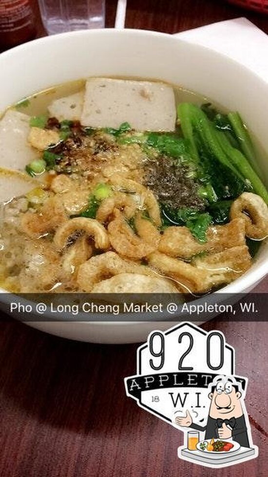 Menu at Long Cheng Marketplace restaurant, Appleton