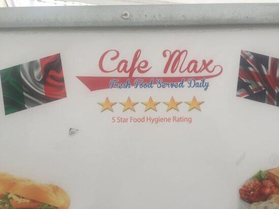 Menu at Cafe Max, Bedford