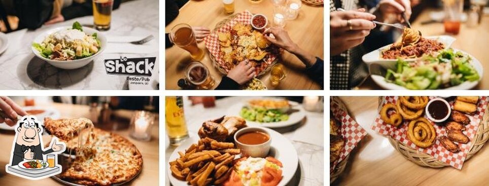 Menu at Le Shack resto pub, Saguenay