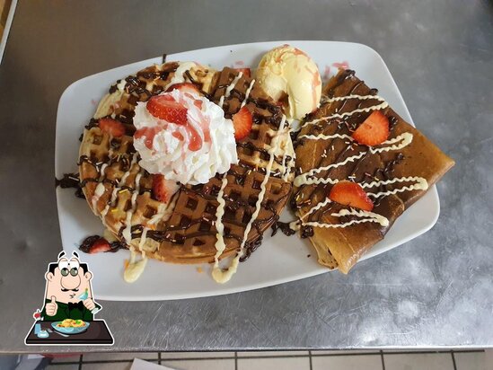 Menu at Waffle town restaurant, Diss
