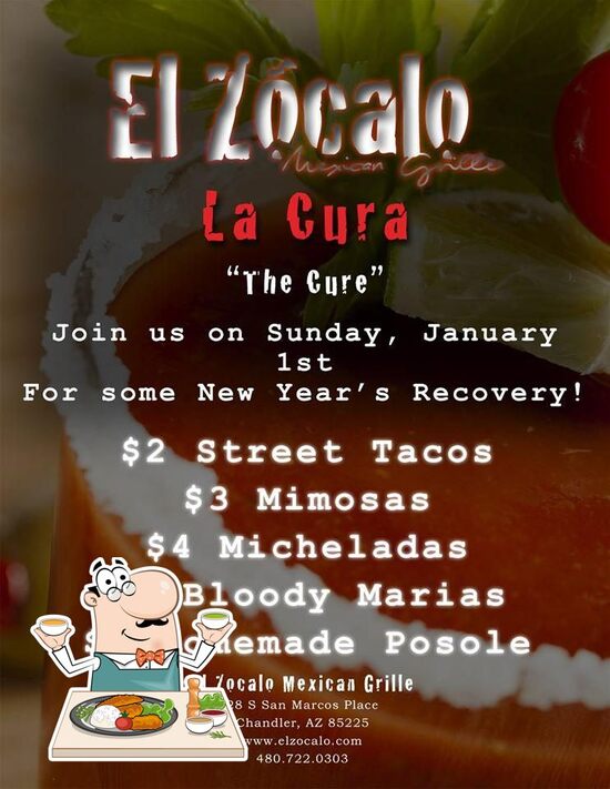 El Zocalo Mexican Grill, Chandler - Restaurant menu, prices and reviews