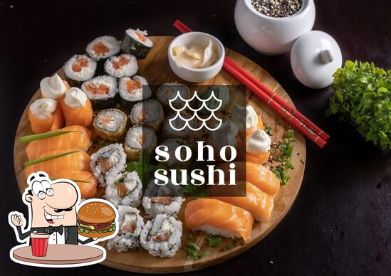 Menu at Soho Sushi restaurant, Warsaw, Mińska 25