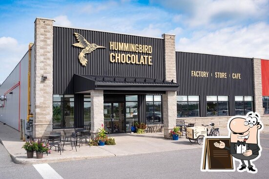 Menu at Hummingbird Chocolate Factory, Store & Café, Mississippi Mills