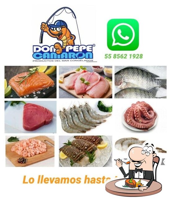 Menu at Don Pepe Camarón - Productos del Mar Congelados restaurant ...