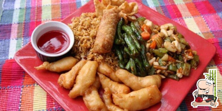 Menu at Golden Dragon Express restaurant, San Antonio