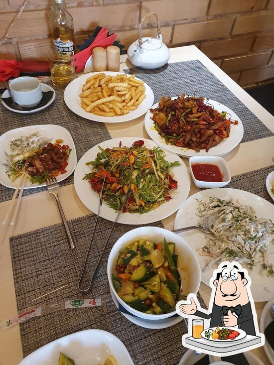 Menu at Asia Mix cafe, Vladivostok, Batareynaya Ulitsa