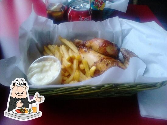 Menu at Pollo Pollo restaurant, Figueres