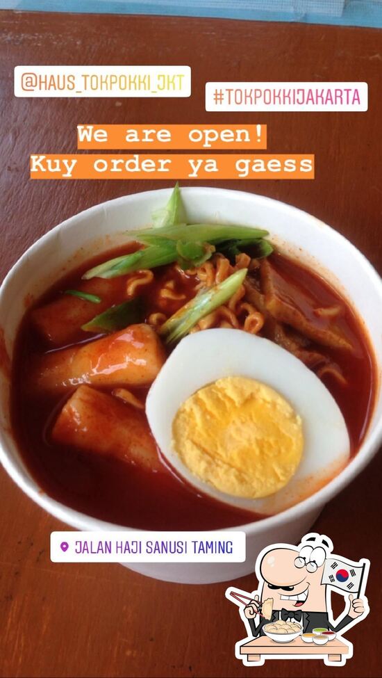 Menu at Haus Tok Pok Ki Jakarta (Makanan Korea) restaurant, West Jakarta