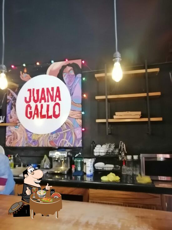 Menu at Juana Gallo restaurant, Celaya